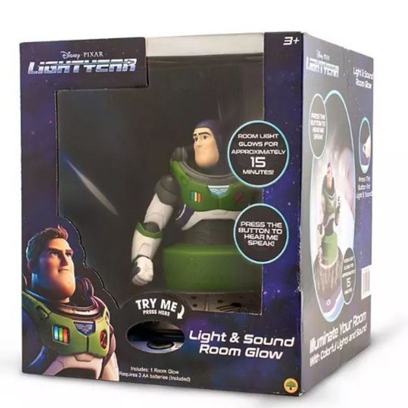 Disney | Other | Disney Pixar Light Sound Room Glow Night Light Buzz ...
